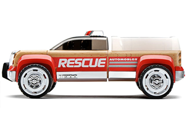 Automoblox T900 Rescue Truck - - Fat Brain Toys