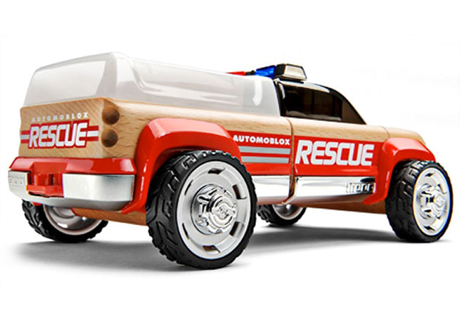 Automoblox T900 Rescue Truck - - Fat Brain Toys