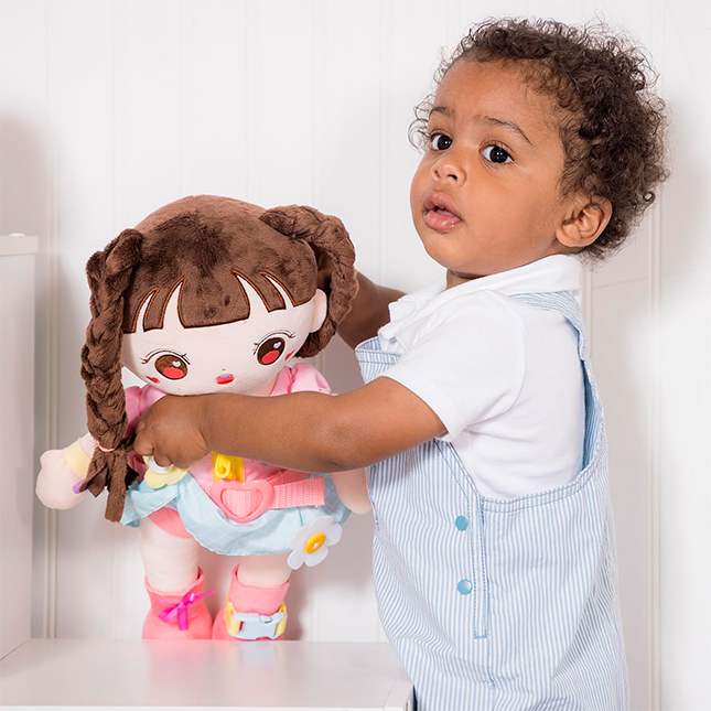 Buckle N Learn Montessori Mia Doll - Best for Ages 3 to 6