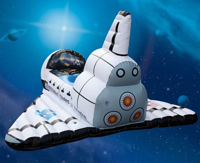 Jr. Space Explorer Inflatable Space Shuttle - - Fat Brain Toys