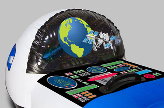 Jr. Space Explorer Inflatable Space Shuttle - - Fat Brain Toys