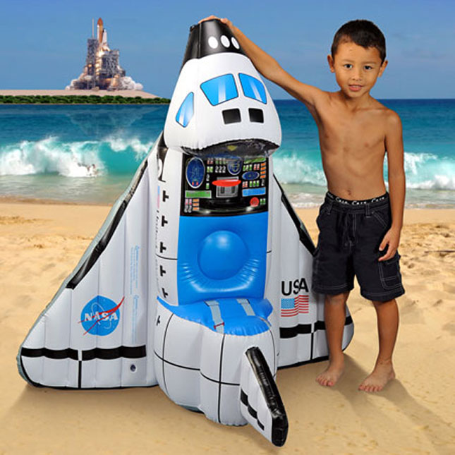 Jr. Space Explorer Inflatable Space Shuttle - - Fat Brain Toys