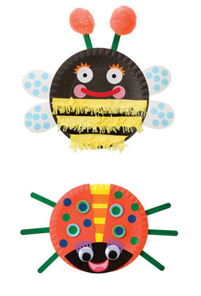 Paper Plate Bugs - - Fat Brain Toys