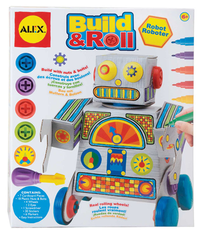 Build & Roll Robot - - Fat Brain Toys