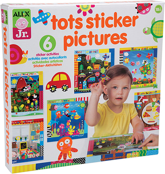 Alex Jr. Tots Sticker Pictures - - Fat Brain Toys