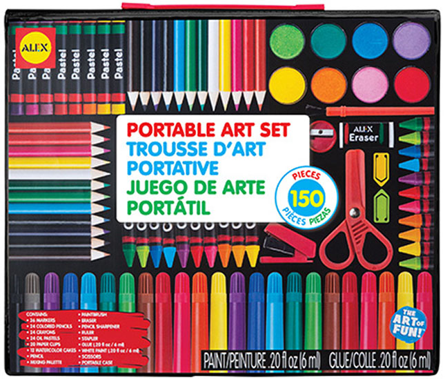 Portable Art Set - - Fat Brain Toys