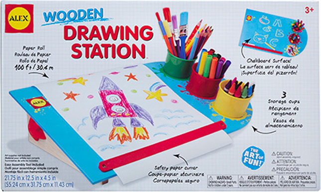 Wooden Drawing Station - - Fat Brain Toys