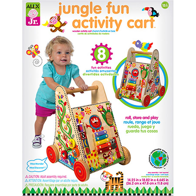 Jungle Fun Activity Cart - - Fat Brain Toys