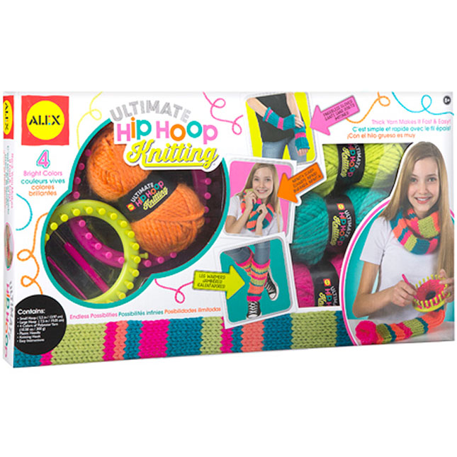 Ultimate Hip Hoop Knitting - - Fat Brain Toys