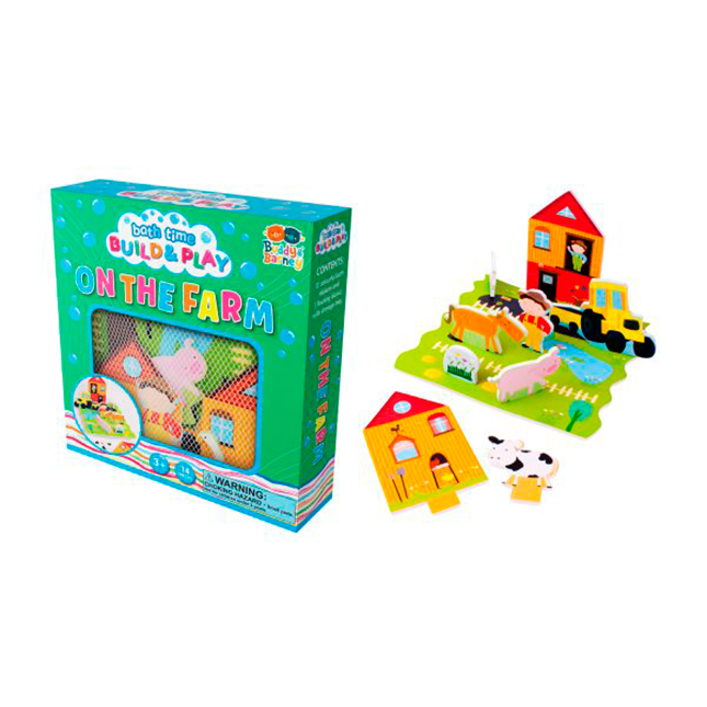 Bath Time Build & Play - Farm - Best Bath Toys for Ages 3 to 7