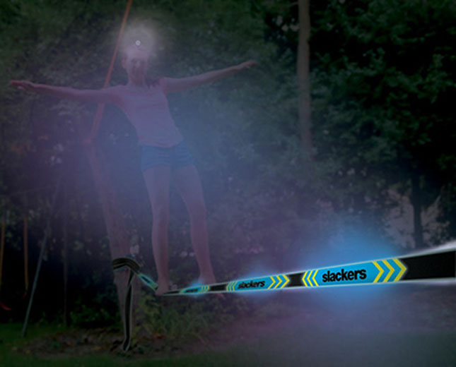 Slacker 50' Slackline Eclipse Trick Set - - Fat Brain Toys