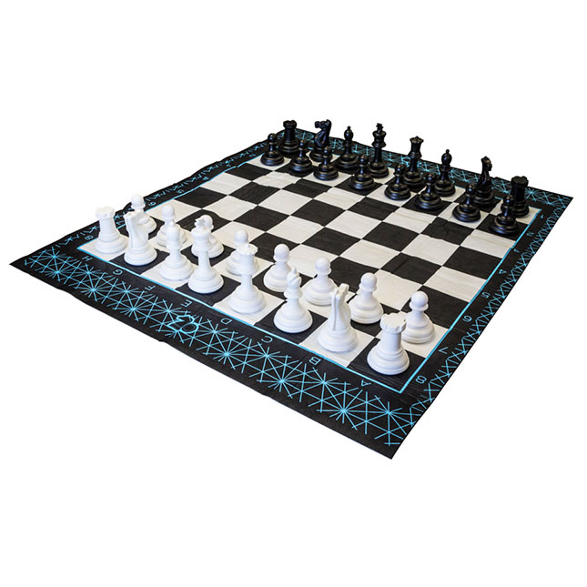 4FUN 2-in-1 Jumbo Chess and Checkers Set - - Fat Brain Toys