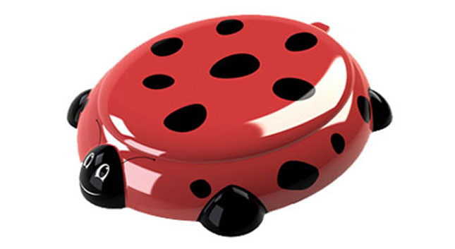 Sandbox Critter Play Set - Lady Bug with Mermaid - - Fat Brain Toys