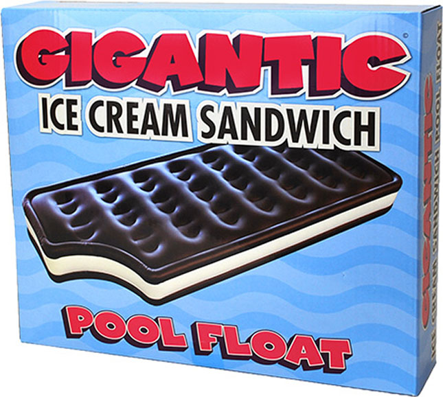 Ice Cream Sandwich Pool Float - - Fat Brain Toys
