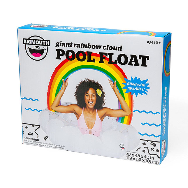 Giant Rainbow Pool Float - - Fat Brain Toys