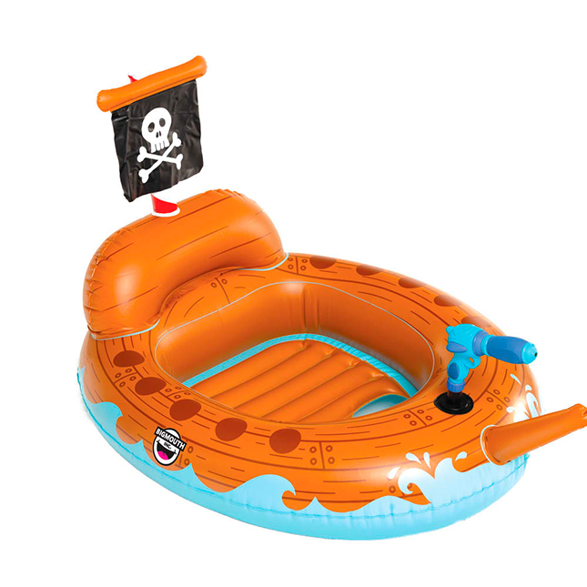 Water Blaster Pool Float - Pirate Ship - Best for Ages 4 to 10