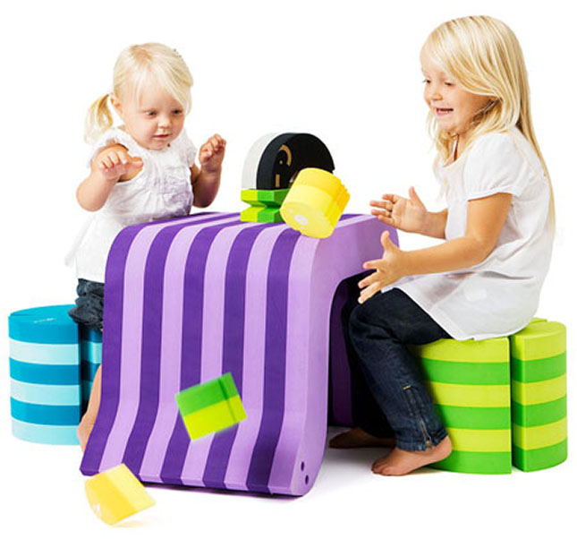 bObles Mini Tumblings - Lime Crocodile - - Fat Brain Toys