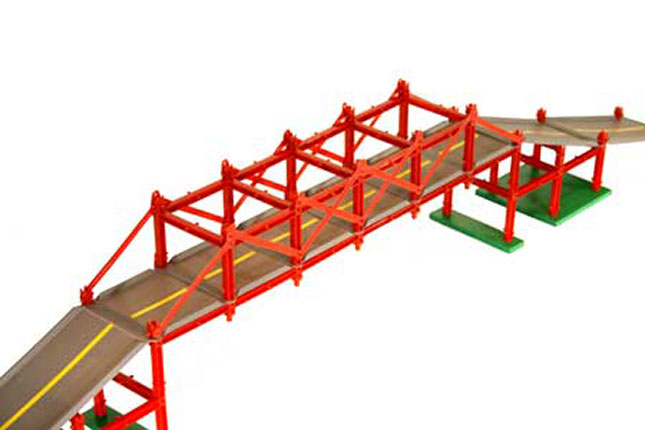 Girder & Panel Truss Bridge - - Fat Brain Toys