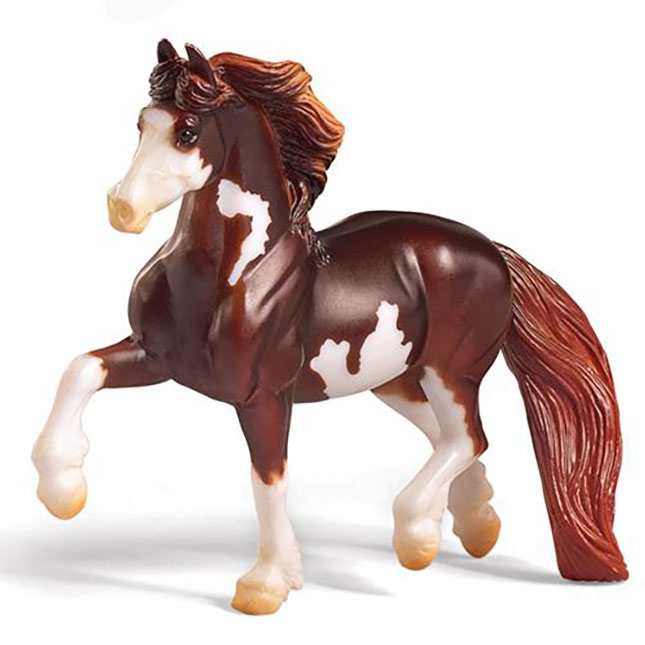 Stablemates Red Stable Set with Two Horses - - Fat Brain Toys