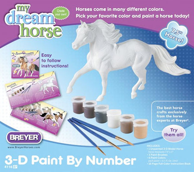 3D Paint-by-Number - Pinto - - Fat Brain Toys