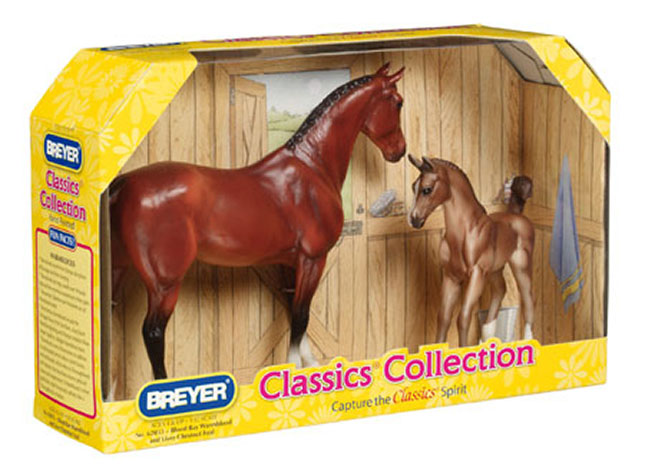 Breyer Classics Horse and Foal Set - - Fat Brain Toys