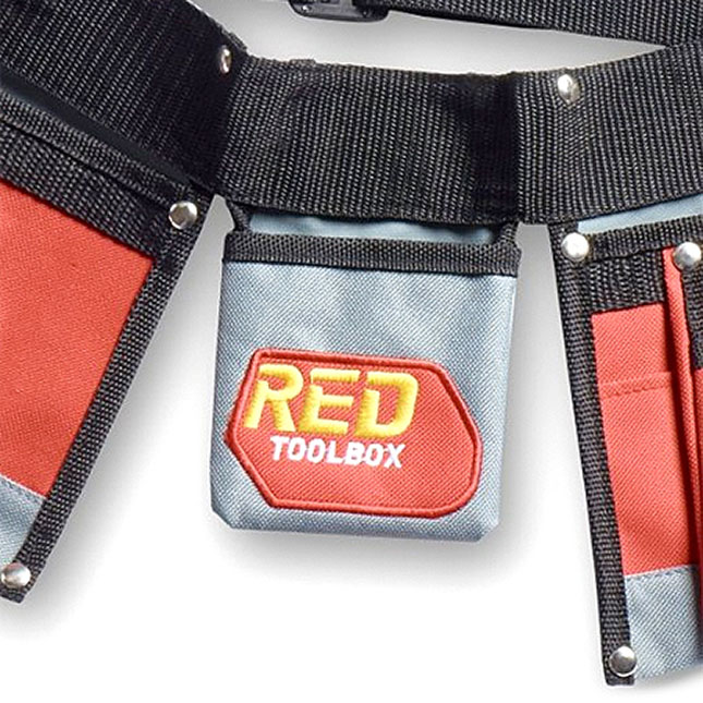 Red Toolbox Tool Belt - - Fat Brain Toys