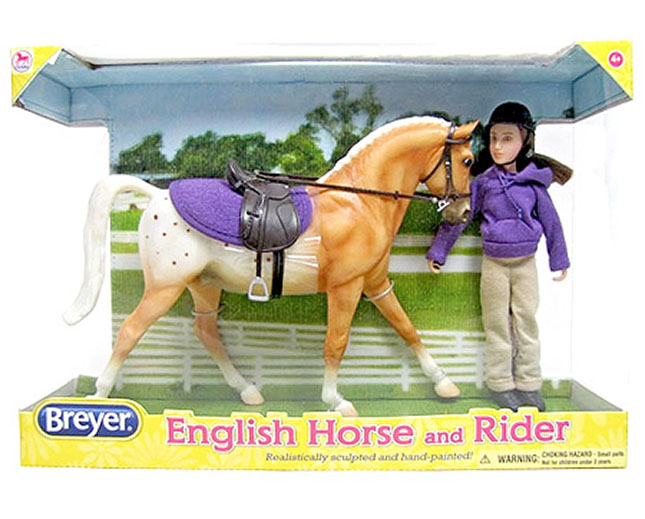 Breyer Classics English Horse & Rider - - Fat Brain Toys