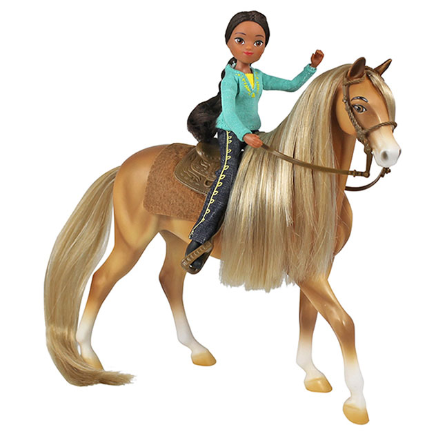 Breyer Spirit Horse and Rider Set - - Fat Brain Toys