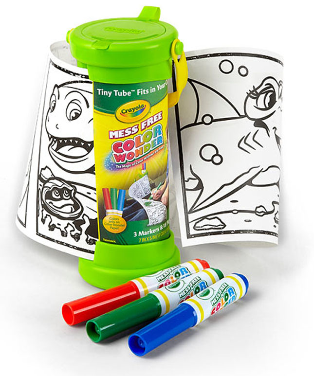Color Wonder Tiny Tube with Paper & Markers - - Fat Brain Toys