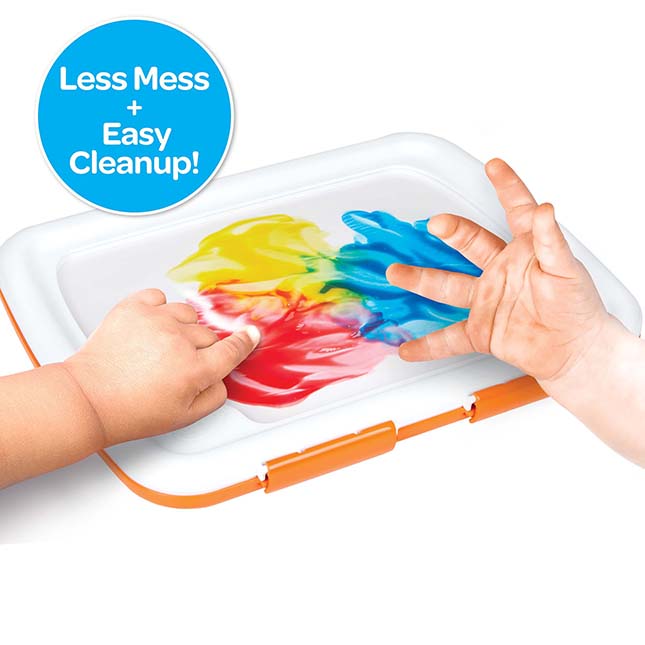 Easy Clean Finger Paint Set - - Fat Brain Toys