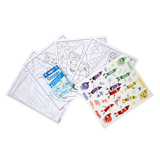 Crayola Coloring & Sticker Activity Set 1 - Best for Ages 3 to 9