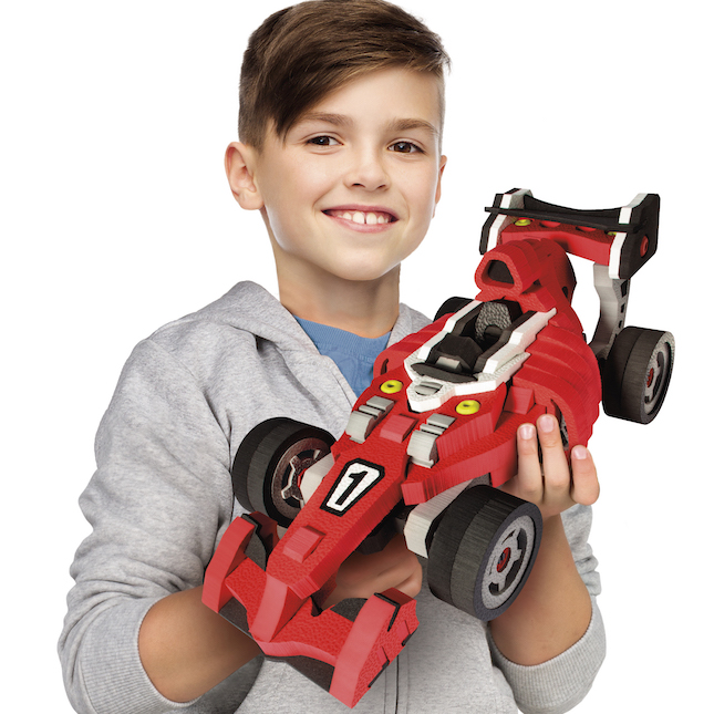 Bloco Vehicle - Race Car - - Fat Brain Toys