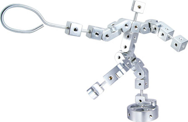 Playable Metal - Pose - Silver - - Fat Brain Toys