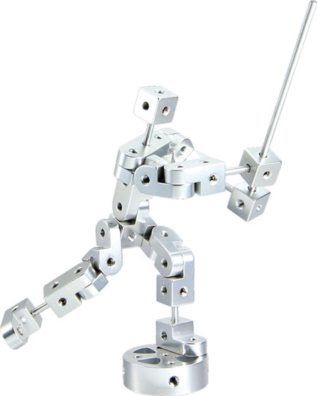 Playable Metal - Pose - Silver - - Fat Brain Toys