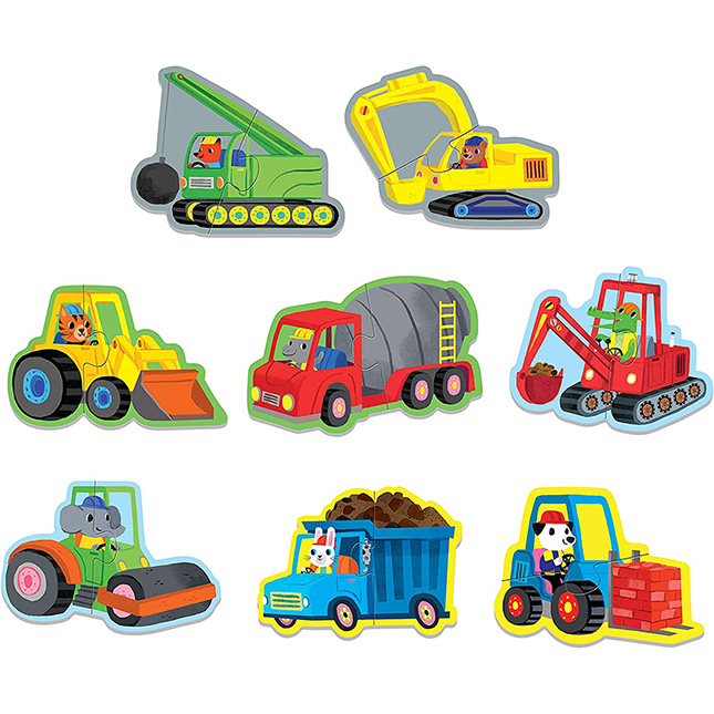 Construction Site 2 Piece My First Puzzles - Best for Ages 2 to 3