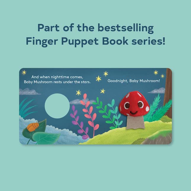 Baby Mushroom - Finger Puppet Book - - Fat Brain Toys