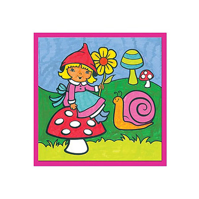Color by Number Wee Gnomes - - Fat Brain Toys