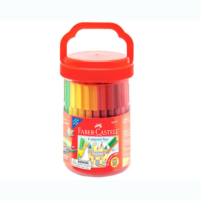 Connector Pen Bucket - 50 ct - - Fat Brain Toys