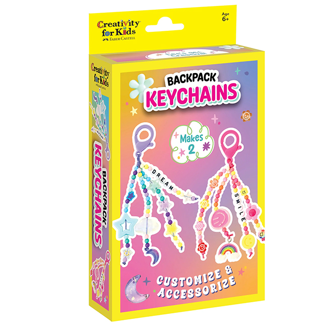 Backpack Keychains - Best Arts & Crafts for Ages 6 to 12