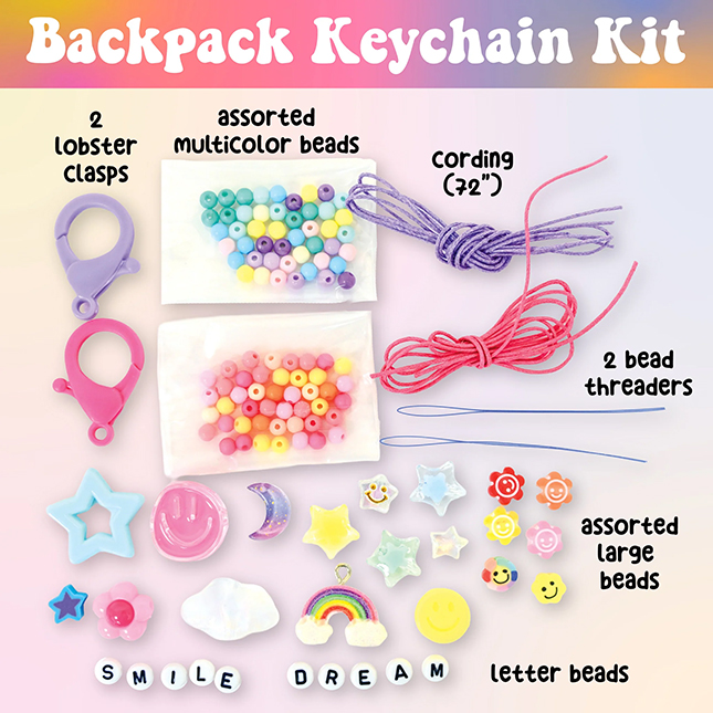 Backpack Keychains - Best Arts & Crafts for Ages 6 to 12