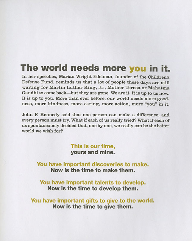 1: How Many People Does It Take to Make a Difference?