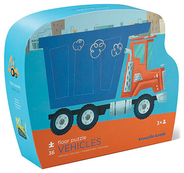 Shaped Box Puzzle - Vehicles - - Fat Brain Toys