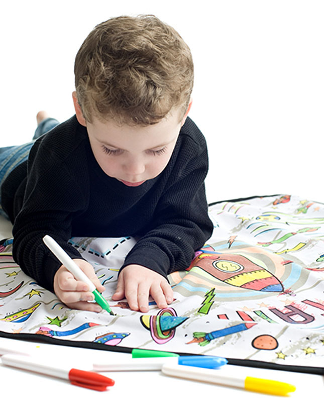 Color Me Cape - Rocket Man - - Fat Brain Toys