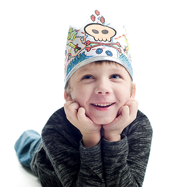 Color Me Crown - Pirate - - Fat Brain Toys