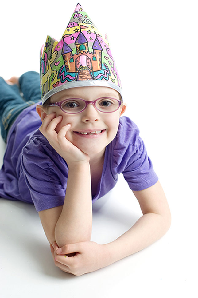 Color Me Crown - Princess - - Fat Brain Toys