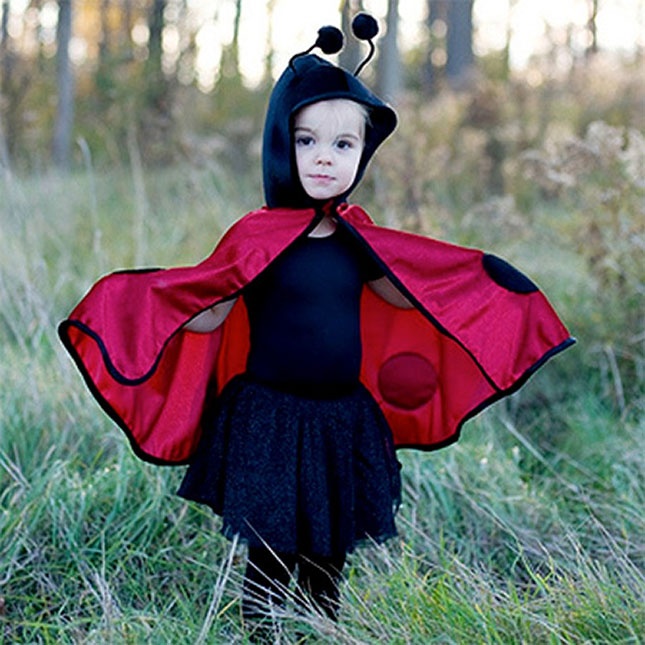 Ladybug Toddler Hooded Cape - - Fat Brain Toys