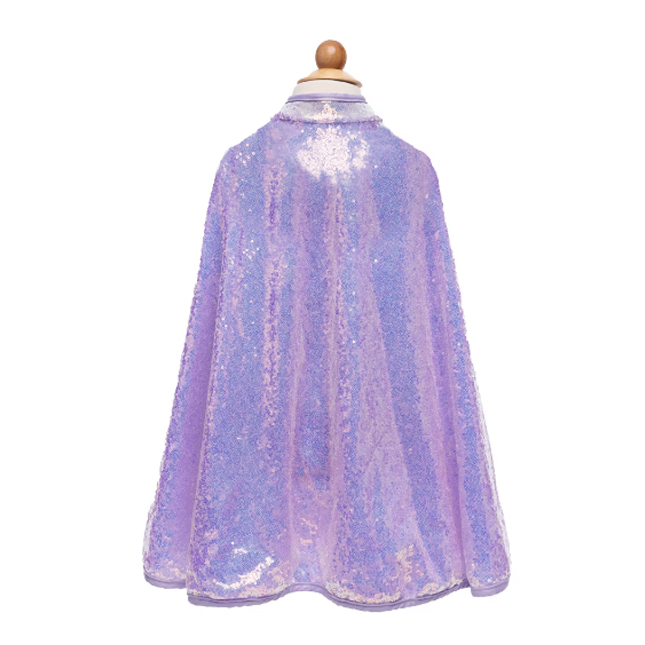 Lilac Sequins Cape - Size 3-4 - Best for 3 year olds