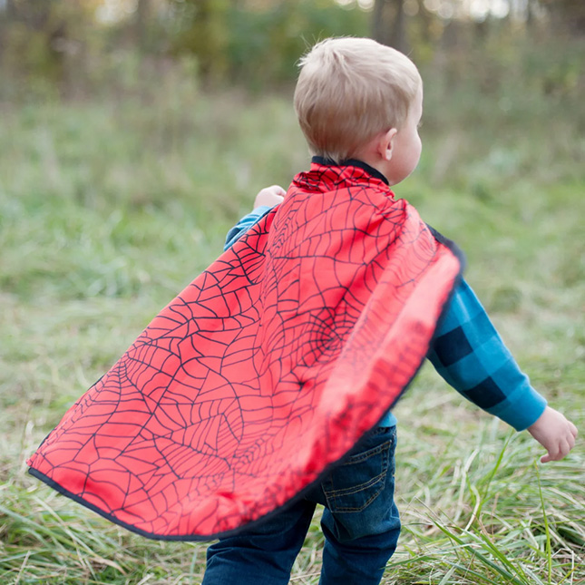 Color-A-Cape Reversible Spider Superhero - Size 4-7