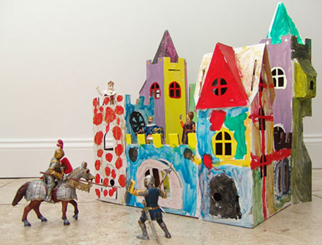 Cardboard Decorate-it-Yourself Palace - - Fat Brain Toys