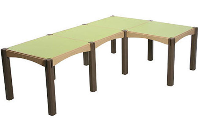 Connect 2 Play Kids Activity Table - 4 Panel - - Fat Brain Toys